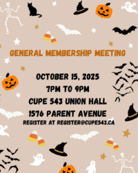 CUPE 543 – Proudly Serving Windsor!